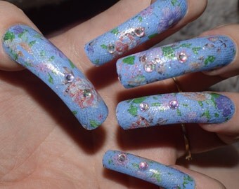 Extra long nails | Etsy