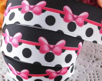 Minnie mouse ribbon | Etsy