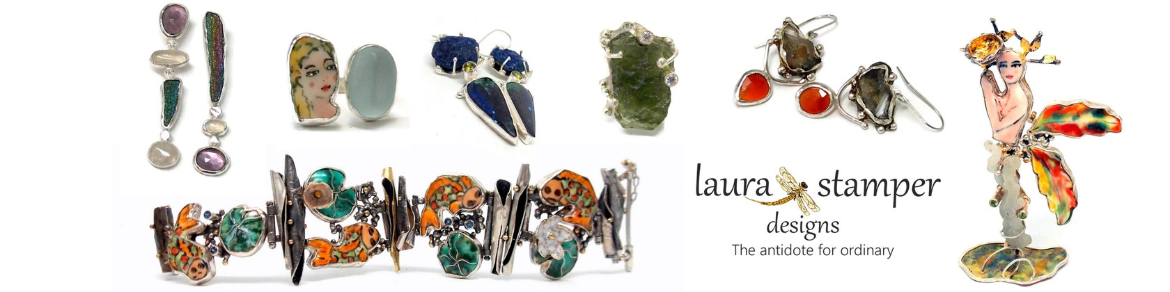 Laura Stamper Designs Wearable Art by laurastamperdesigns on Etsy