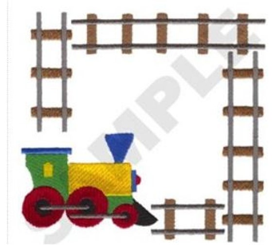 Special Quilt Label Train Track personalized for your memory Special Quilt Label Train Track personalized for your memory