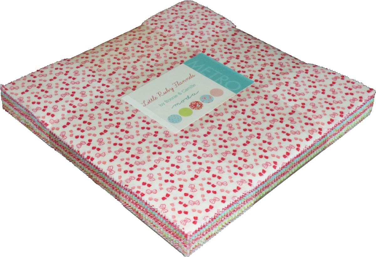 Little Ruby Flannel Moda Layer Cake, 42 - 10 Little Ruby Flannel Moda Layer Cake, 42 - 10