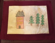 Unique stitchery primitive related items | Etsy