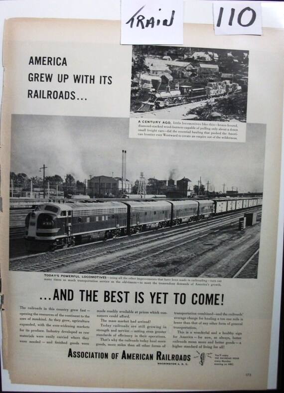Items similar to Train/Rail ... 110 "Association of American Railroads ...