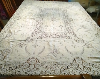 Lace tablecloth | Etsy
