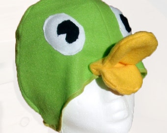 Seagull Hat. Toddler to Adult. Ocean Bird Fleece. by lilecreations