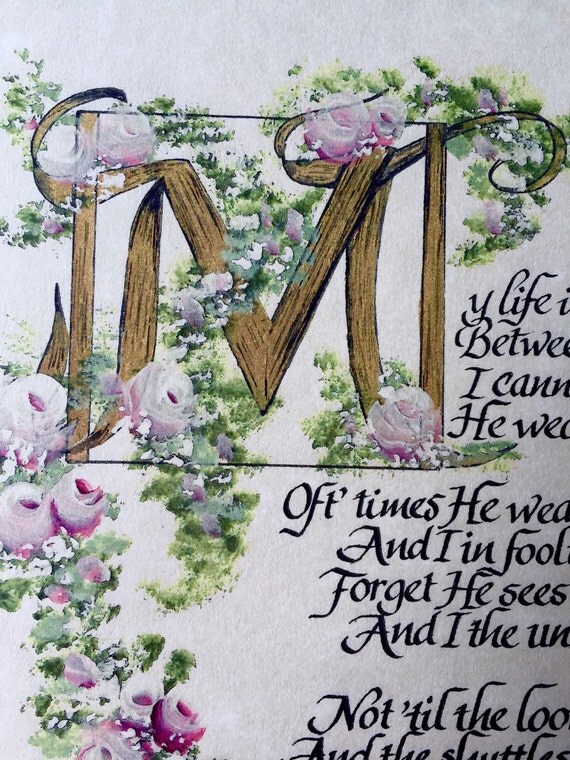 My Life is but a Weaving/The Tapestry Poem by by ashleychristines