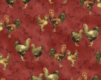 Chicken fabric | Etsy