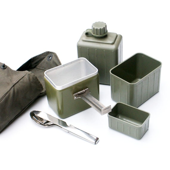 Military Mess Kit Serbian Army Surplus Camping Chow Set
