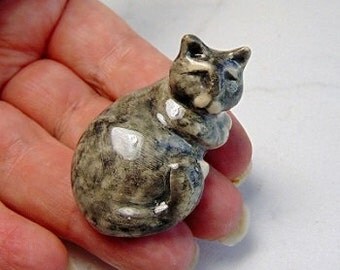 Baby Chick Ceramic Pottery Figurine Chick by FlowerandPearlStudio