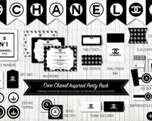 Unique chanel party related items | Etsy