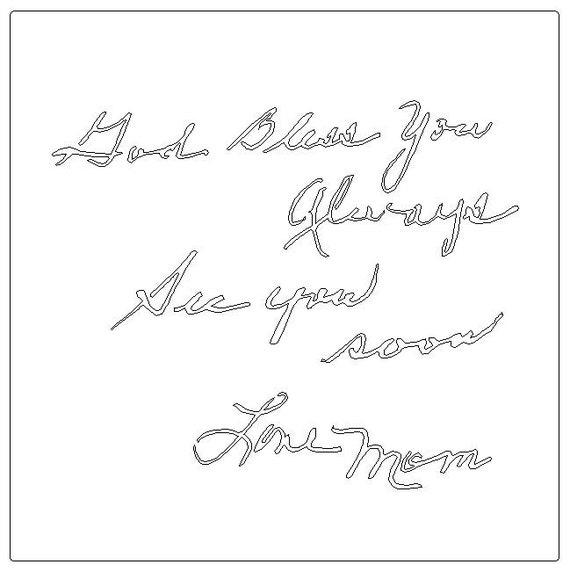 Custom Handwriting Quote Sign Personalized Handwritten Sign