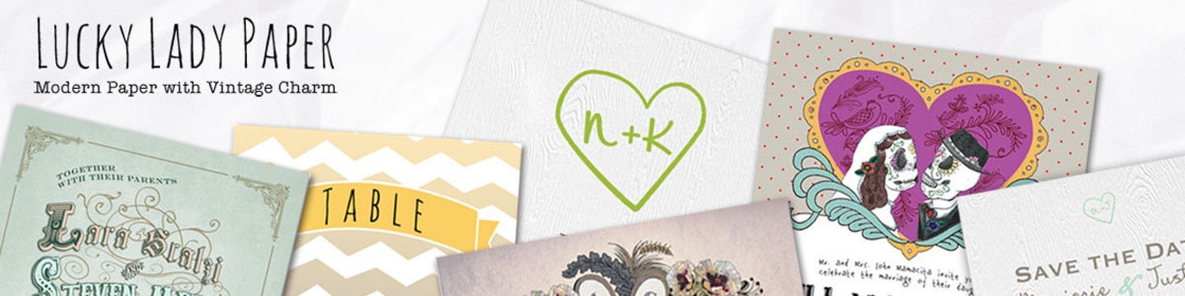 Lucky Lady Paper by Luckyladypaper on Etsy