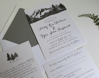 Hiking invitation | Etsy