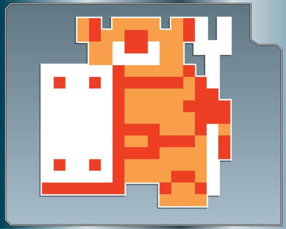 ARMOS Enemy 8bit vinyl decal sticker from the Legend of Zelda