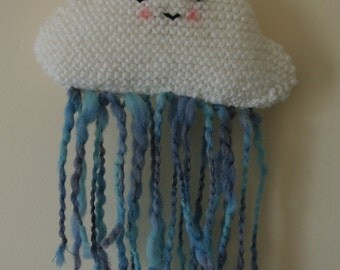 Items similar to Rain Cloud Nail & String Art on Etsy