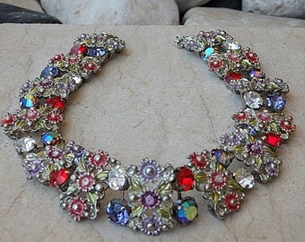 Wide collar necklace | Etsy