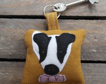 Unique badger charm related items | Etsy
