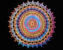 Unique colored doilies related items | Etsy