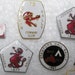 10 Motorcycle Badges Dragon Rally Badges Rally Badges Motor