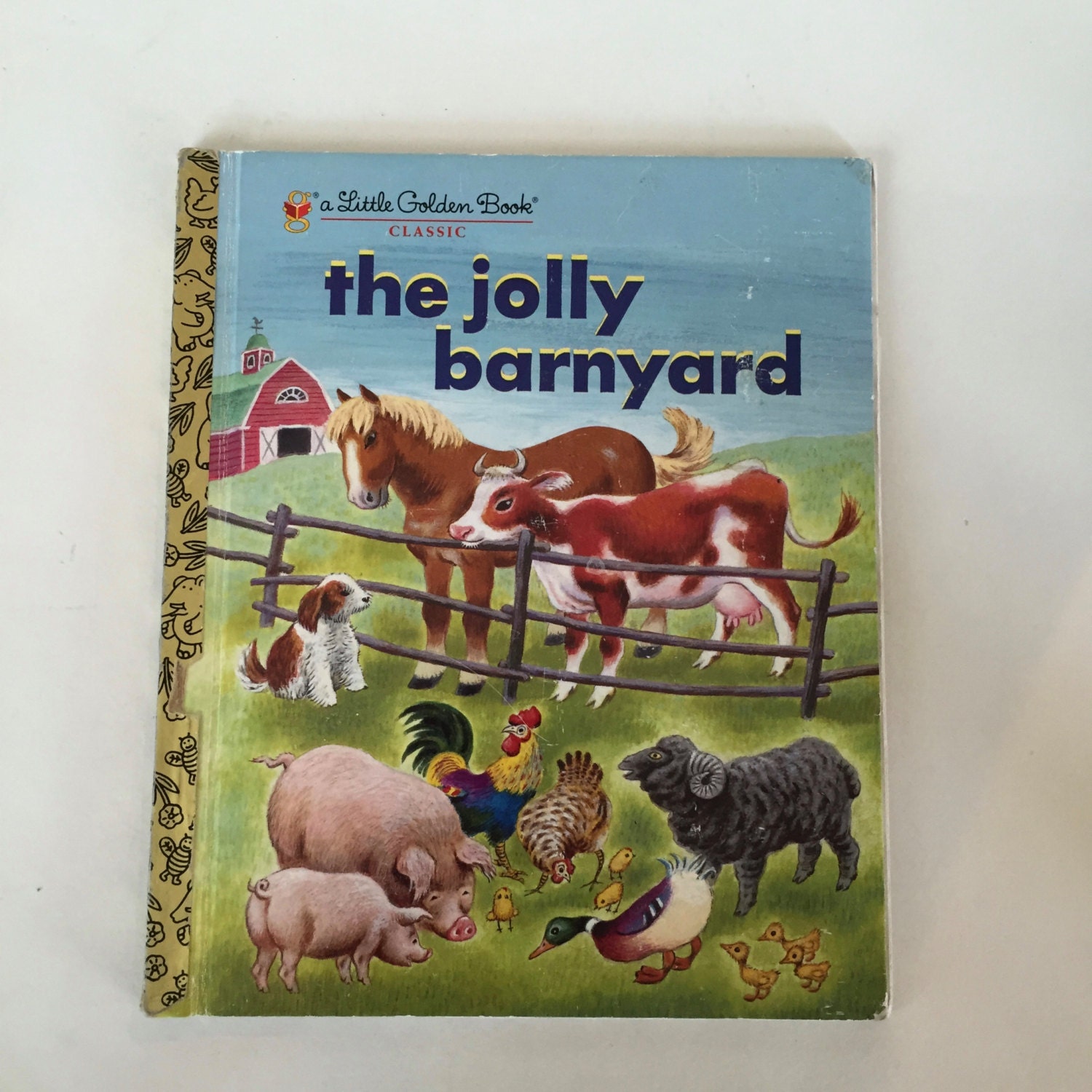 The Jolly Barnyard A Little Golden Book 1978 by Annie North