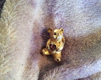 Items similar to Bear pin (White) on Etsy