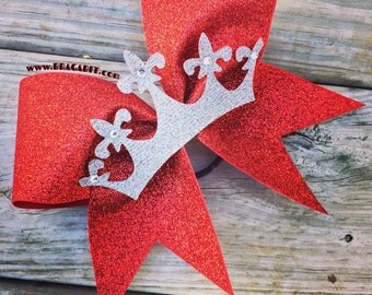 Crown cheer bow | Etsy