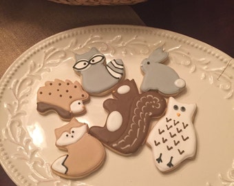 Unique squirrel cookies related items | Etsy