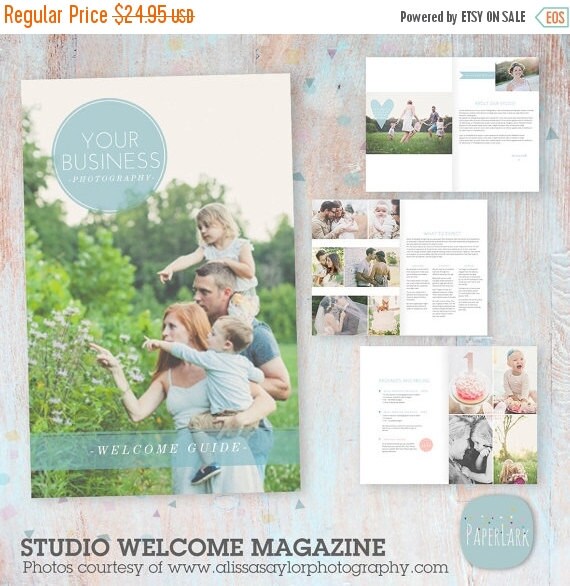 SALE NOW ON Photography Studio Magazine 8 by PaperLarkDesigns
