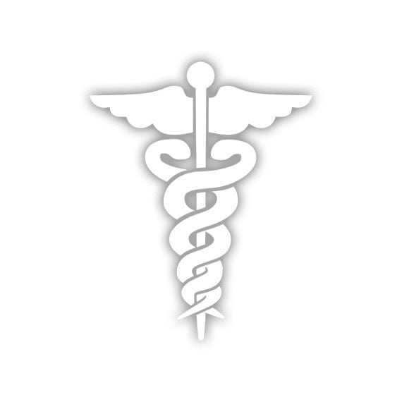 Caduceus Symbol decal