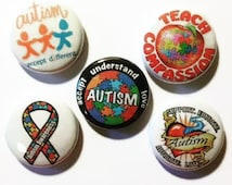 Unique autism magnets related items | Etsy