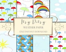 Popular items for weather clip art on Etsy