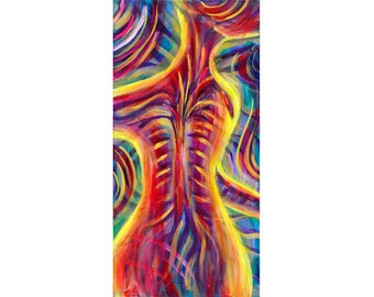 Rainbow Pugicorn Art Print Pug Unicorn Painting Rainbow by ...