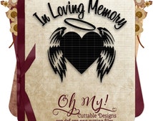 Popular items for in loving memory svg on Etsy
