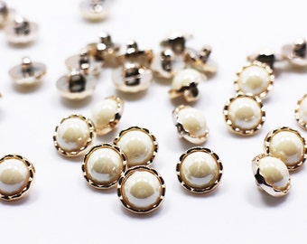 Gold shank buttons | Etsy