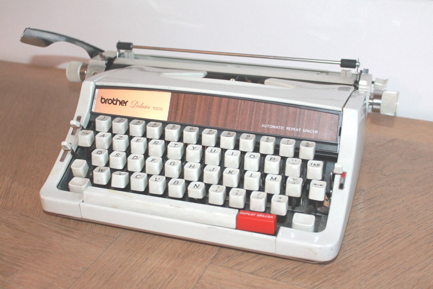 Vintage Typewriter Office Decor Brother Deluxe 1522 Working