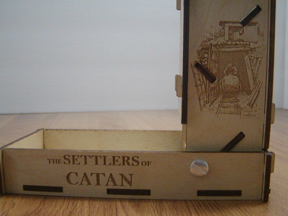 Fold-Down Dice tower/Roller with flip up tower and dice