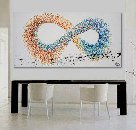 Abstract Painting 72 Infinity Symbol Original Abstract