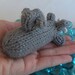 Mini Submarine Knitted Soft Toy Submarine Ornament