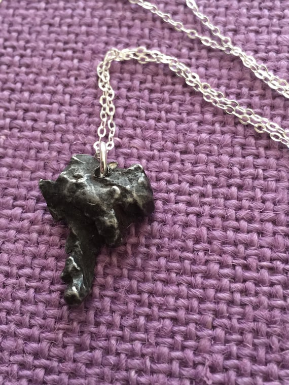 Meteorite Necklace Meteorite Jewelry Space Rock Space