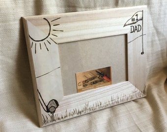 Golf picture frame | Etsy