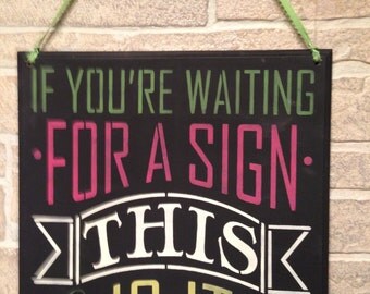 Waiting room sign | Etsy