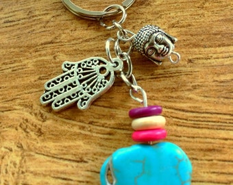 Buddha keychain | Etsy