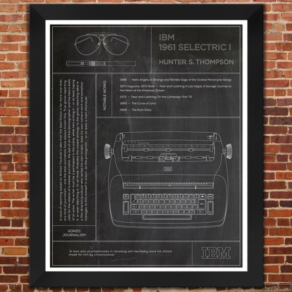 IBM Selectric I: Hunter S. Thompson Typewriter