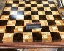 Unique wood checker board related items | Etsy