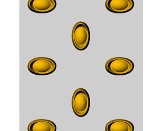 Gold coin mold | Etsy