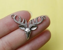 Unique deer head jewelry related items | Etsy