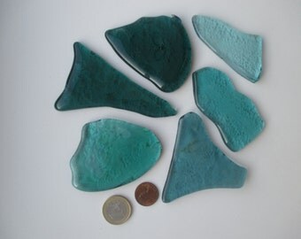 Unique glass mosaic pieces related items | Etsy