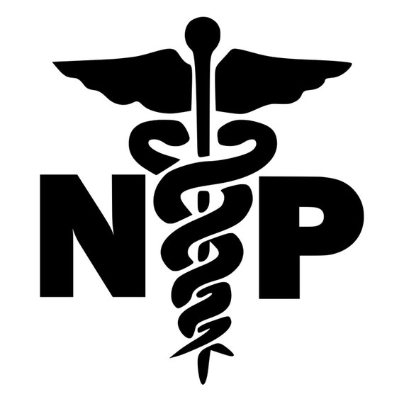 Nurse Practitioner Hospital Sign NP SymbolDie-Cut Decal Car