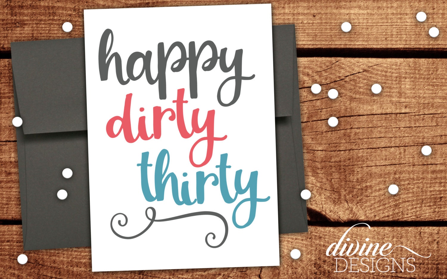 Happy Dirty Thirty Funny 30 Birthday Card For A Friend