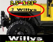 Unique willys jeep decals related items | Etsy